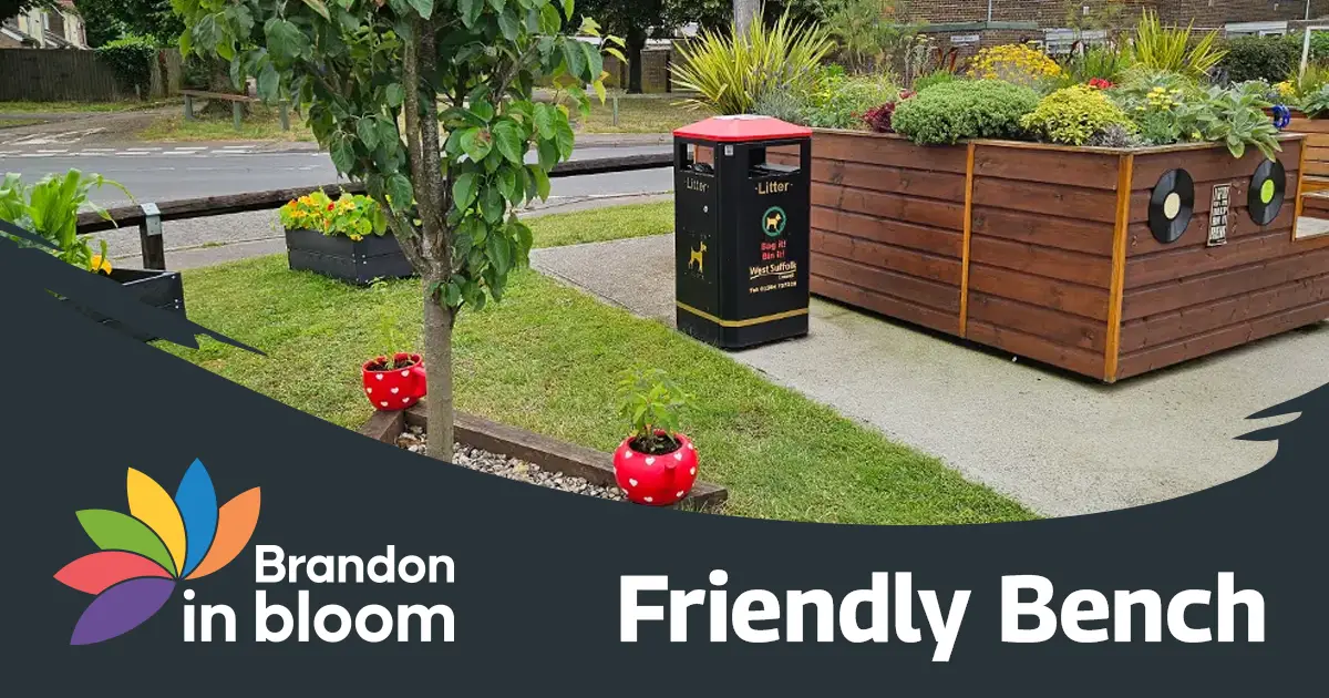 Friendly Bench - Brandon in Bloom